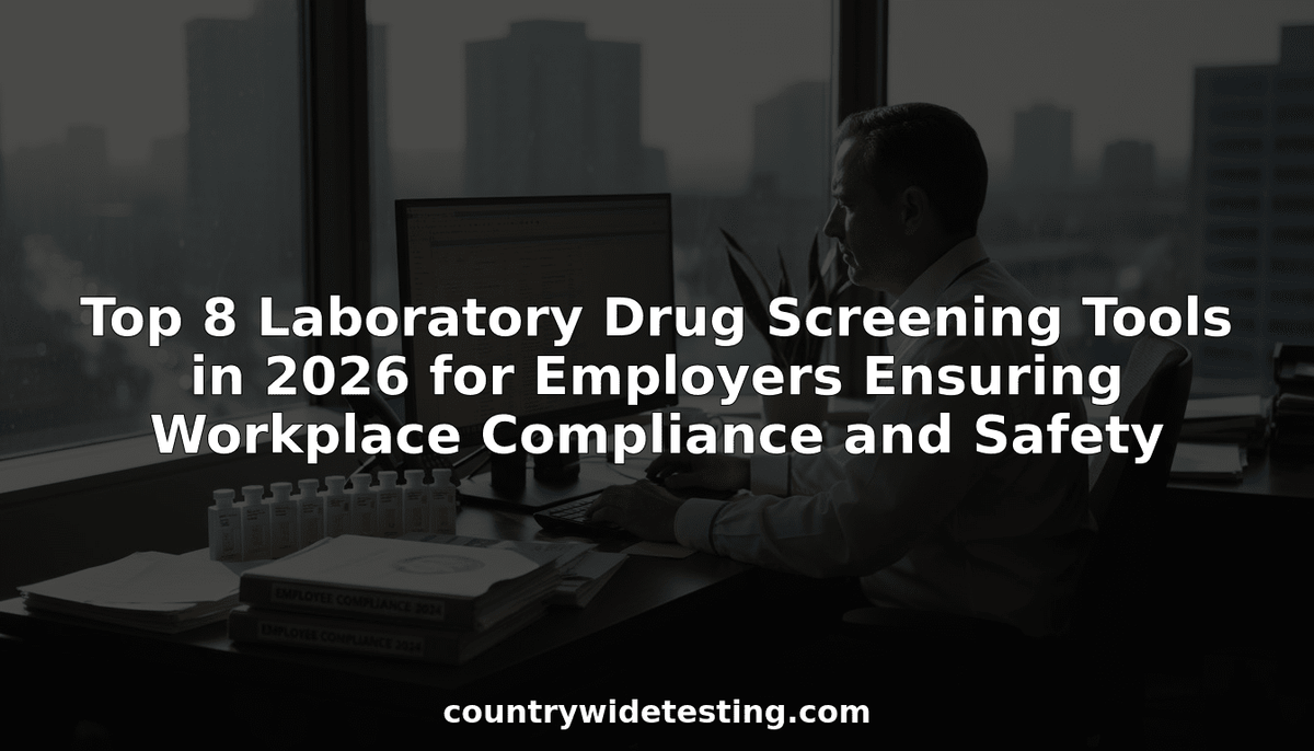 Top 8 Laboratory Drug Screening Tools in 2026 for Employers Ensuring W